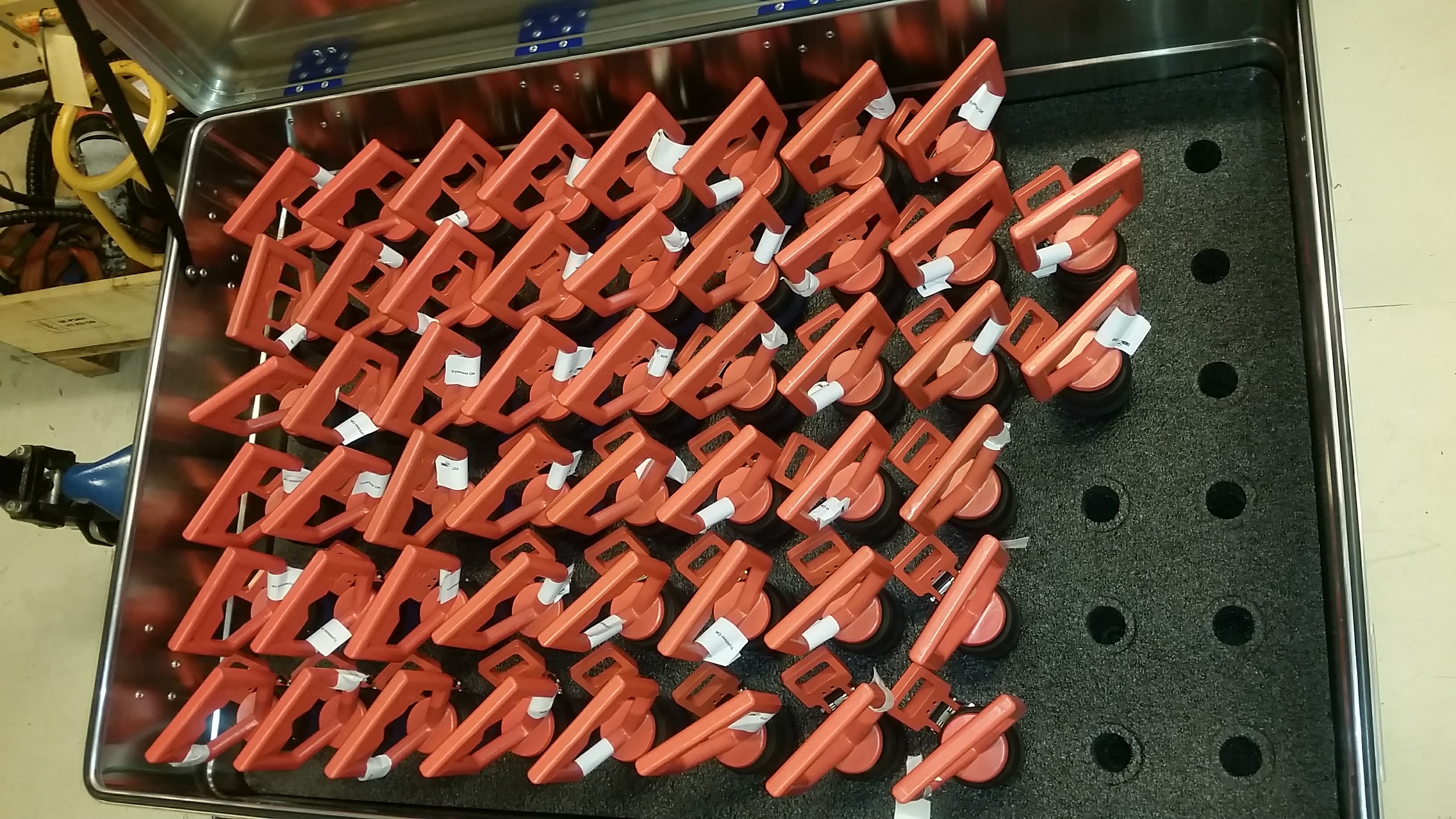 Delivery of Stabs and Receptacles to Technip France - Blue Logic