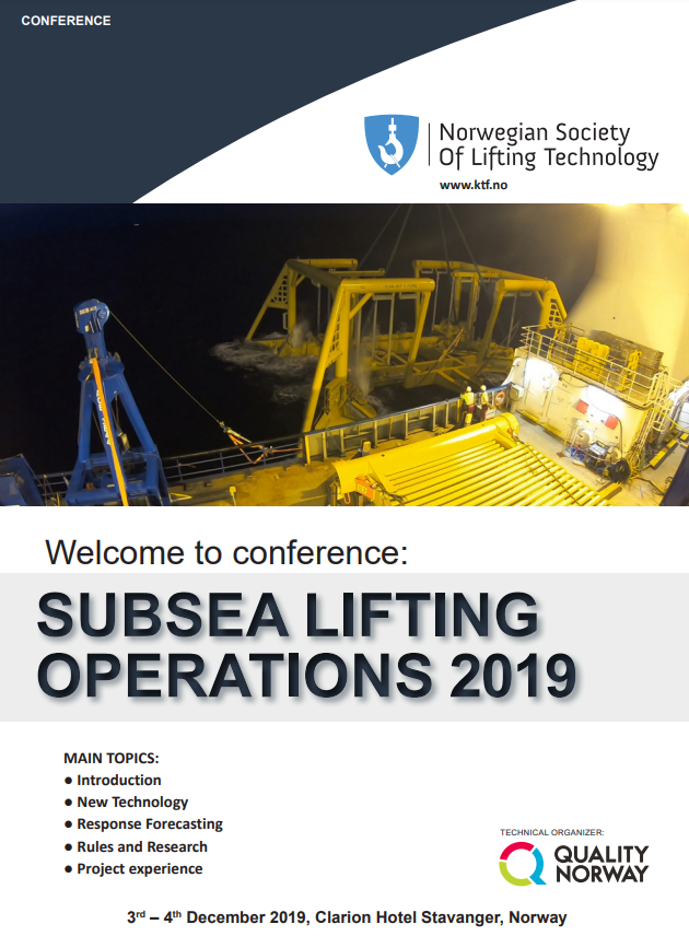 Subsea Lifting Operations 2019 - Blue Logic